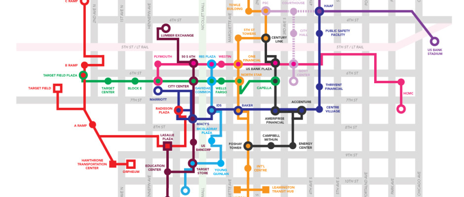 Make the skyway map great for the first time. Part 2 of the Minneapolis ...